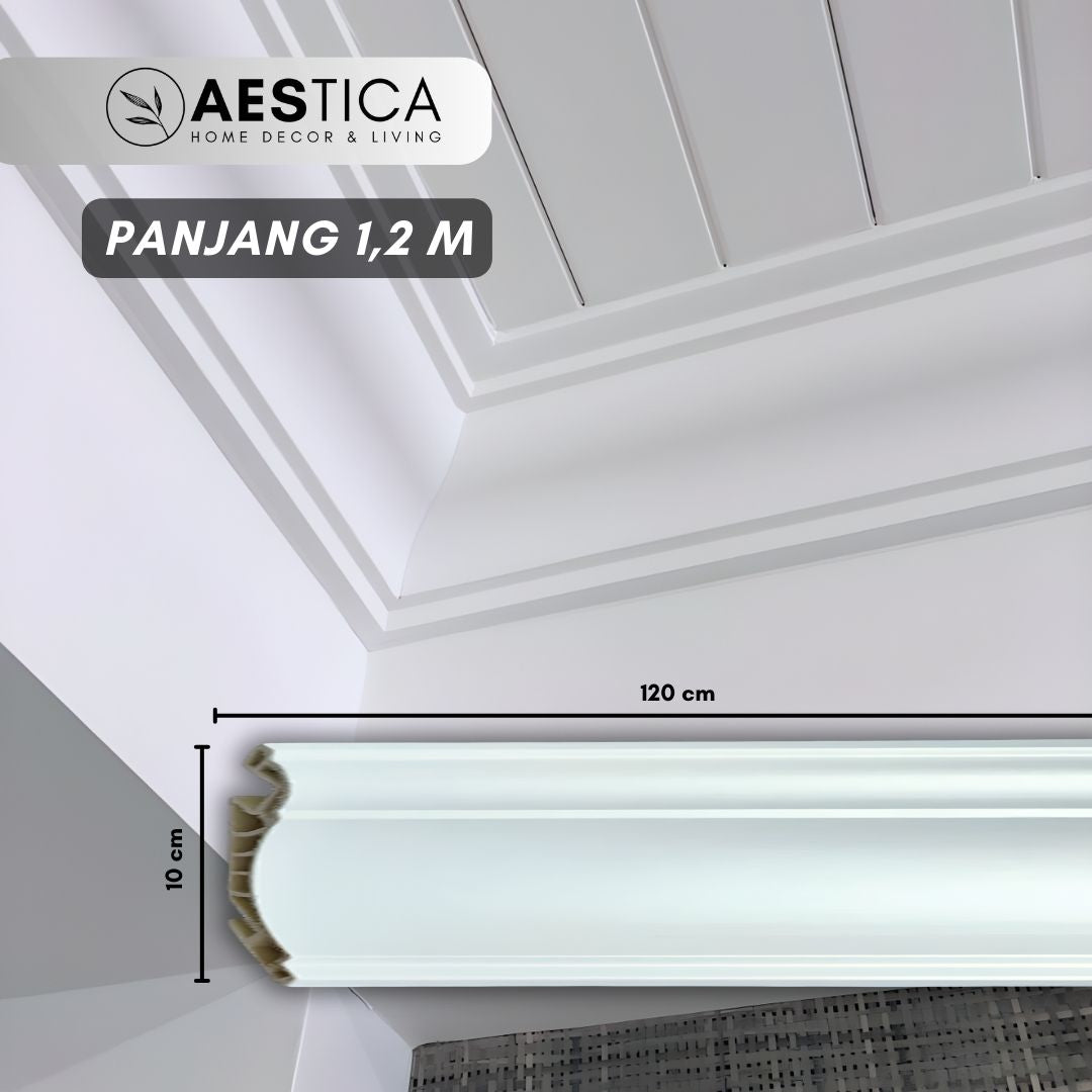 Lis Siku Aksesoris List Plafon PVC Dekorasi Dinding Rumah | AESTICA ...