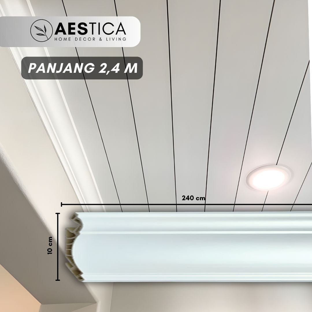 Lis Siku Aksesoris List Plafon PVC Dekorasi Dinding Rumah | AESTICA ...